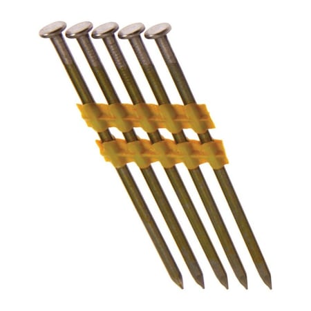 Grip-Rite Collated Framing Nail, 3 in L, 10 ga, Bright, Round Head, 21 ...