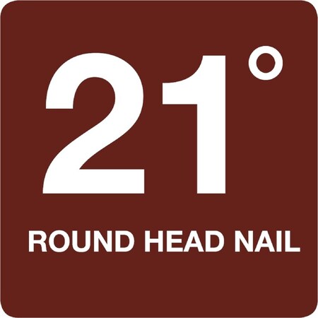 Grip-Rite Collated Framing Nail, 3 in L, 10 ga, Bright, Round Head, 21 ...