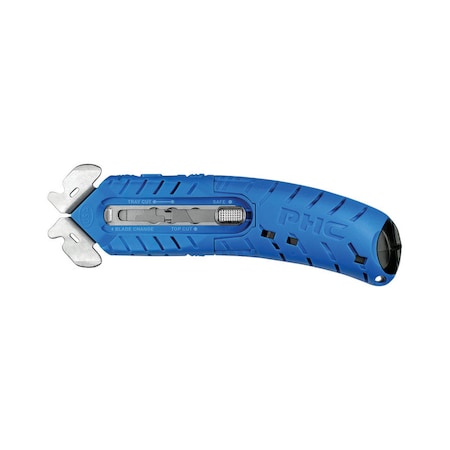 Phc Pacific Handy Cutter 5.75 in. Flip Safety Cutter Blue 1 pc S8 | Zoro