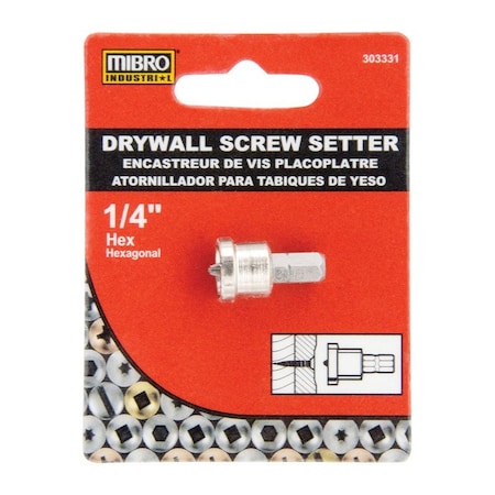 Mibro Group Drywall Screw Setter #2 303331AC | Zoro