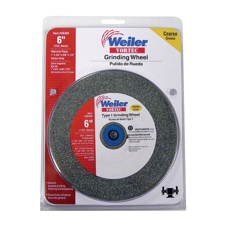 Weiler GRINDING WHEEL 6"" 36GRIT 36459 | Zoro