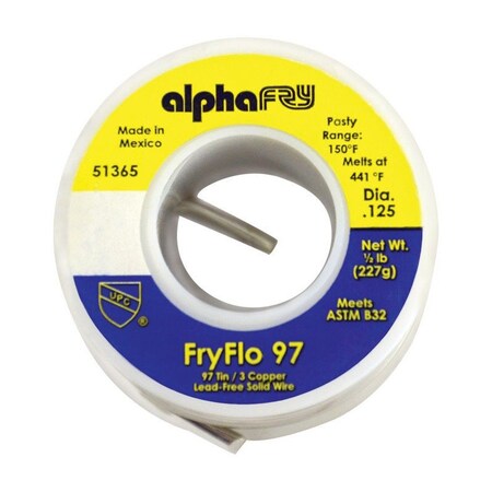 Alpha Fry FRYLO SOLDER LF 97/3 8OZ PH51365 | Zoro