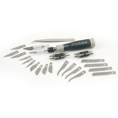 Speedhex Micro Screwdriver & Precision Knife Set (SH20) | Zoro