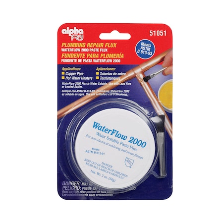 Alpha Fry Alpha Fry 2 oz Lead-Free Water Soluble Flux 1 pc 51051 | Zoro