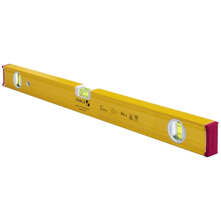 Stabila STABILA 24 in. Aluminum Type 80 AS-2 Box Beam Level 3 vial ...