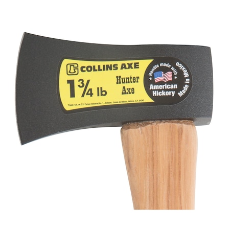 Collins Axe Collins 1.75 lb Single Bit Hunting Axe 18 in. Wood Handle ...