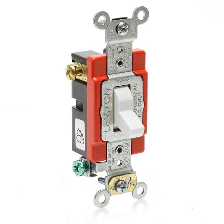 Leviton Leviton 20 amps 3-Way Antimicrobial Treated Toggle AC Quiet ...