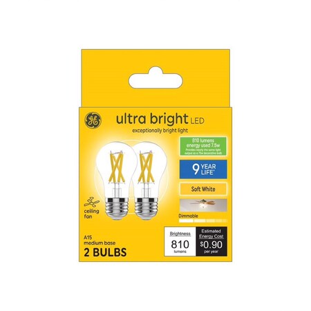Current Ultra Bright A15 E26 (Medium) LED Light Bulb Soft White 100 ...