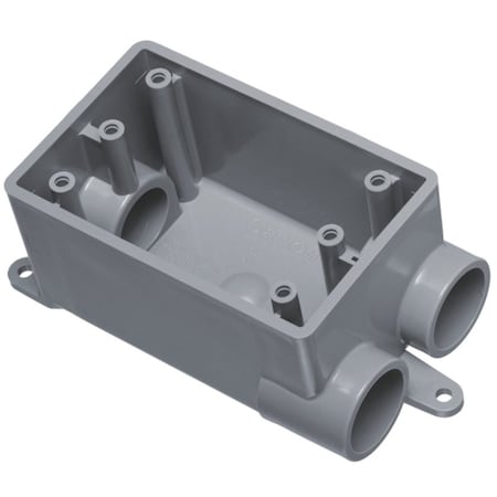 Carlon OUTLT BOX PVC 1G 18CU IN E979EFN-CTN | Zoro