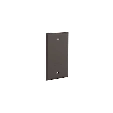 Bell Outdoor 1-Gang Box Type, Aluminum, Blank/Flat Cover 5173-2 | Zoro