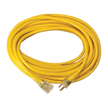 Yellow Jacket SJTW Extension Cord, 12 AWG, Outdoor, 12/3, 1 Outlets ...