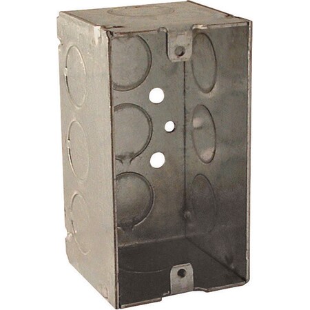 Raco Electrical Box, 16.5 cu in, Wall Box Type, 1 Gang, Steel ...