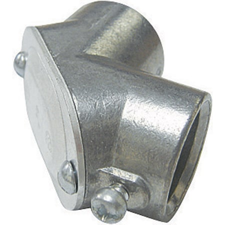 Gampak EMT Elbow, Set Screw, Die Cast Zinc, Red 49562 | Zoro