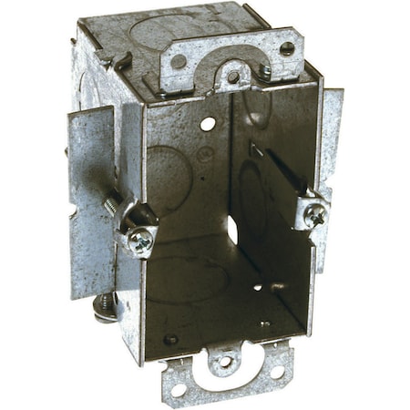 Bowers 1 Gang, Steel, Wall Box Type 509 | Zoro