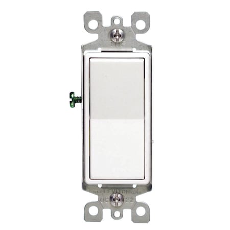 Decora Leviton Decora 15 amps Four Pole 4-Way / Rocker Switch White 1 ...