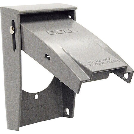 Bell Outdoor Electrical Box Cover, Vertical Box Type, 1 Gang, Aluminum ...