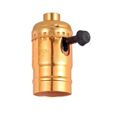 Leviton Leviton Aluminum Incandescent Medium Base Turn Knob Light ...