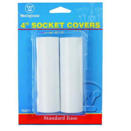Westinghouse Plain Socket Cover 4 In. L 4 In. Standard Base 2/Carded ...