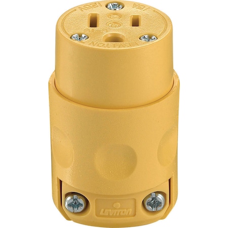Leviton Residential Nylon Ground/Straight Blade Connector 5-15R 18-12 ...