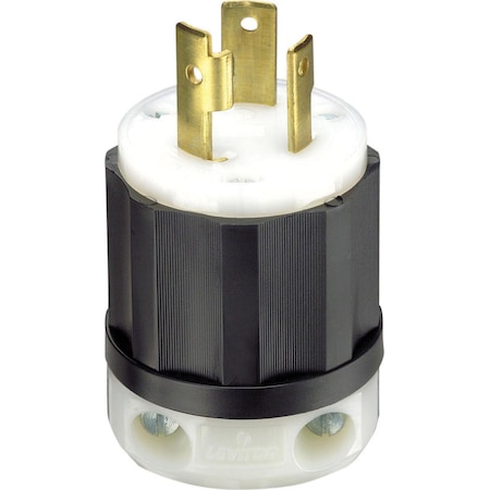 Leviton Leviton TurnLok Industrial Nylon Grounding Plug L5-30P 2 Pole 3 ...