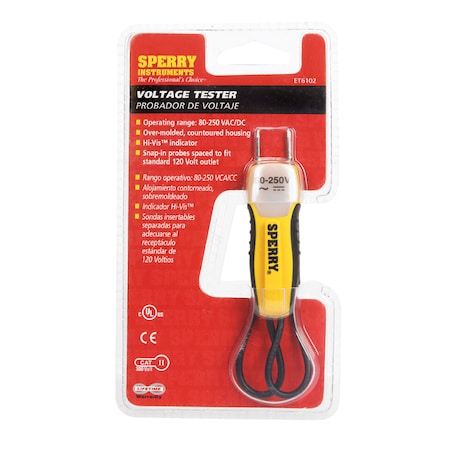 Sperry Sperry 80-250 V Voltage Tester ET6102 | Zoro
