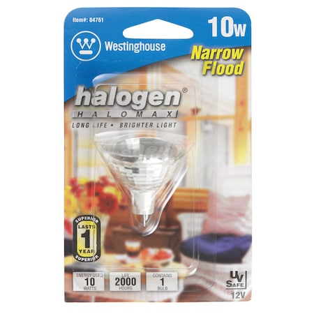 Westinghouse 10 W MR11 Floodlight Halogen Bulb 78 lm White 1 pk 04761 ...
