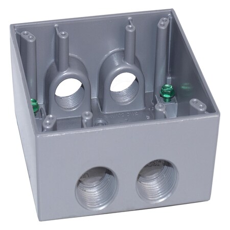 Sigma Engineered Solutions Electrical Box, Outlet Box Type, 2 Gangs ...