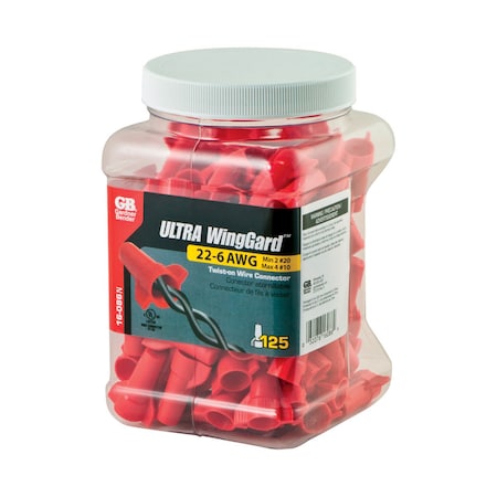 Gardner Bender Wire Connectr Red Jar125 16-086N | Zoro