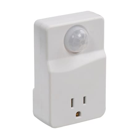 Amertac Amertac White Motion Activated Plug In Light Control 1 pk ...