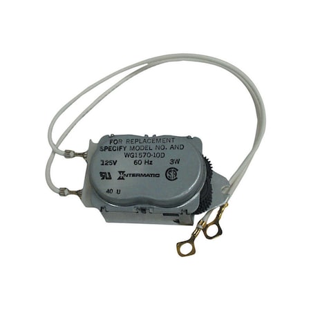 Intermatic Intermatic Indoor Replacement Timer Motor 125 V Gray WG-1570 ...
