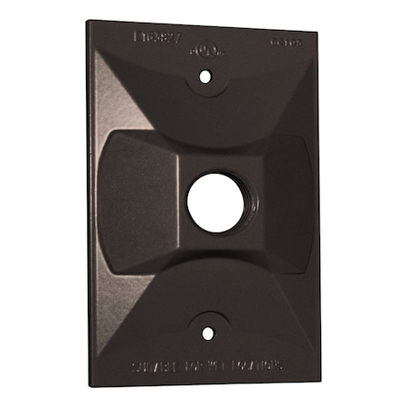 Sigma Electric Electrical Box Cover, 1 Gang Gang(s), Rectangular, Metal ...
