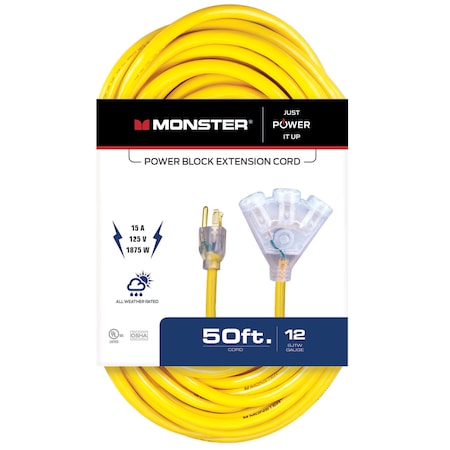 Monster Cord Power Block50' 12/3 1509 | Zoro