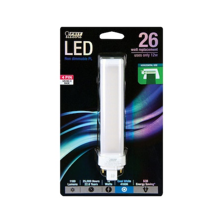 Feit Electric LED PL GX24Q-3 CW 26W (PL26E/H/841/LED) | Zoro