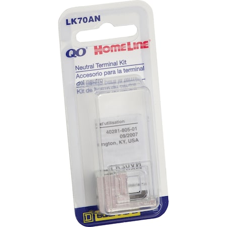 Square D Square D schneider Electric Neutral Lug 1 pk LK70ANCP | Zoro