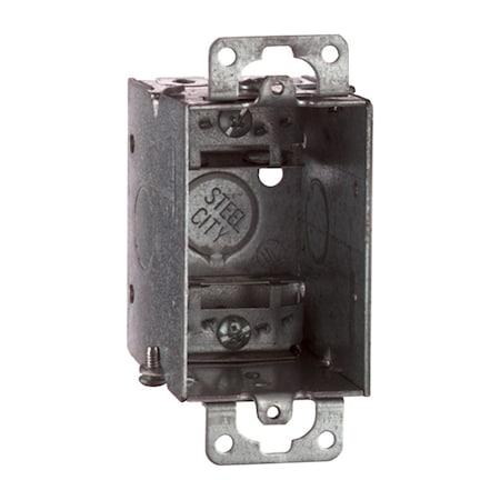 Steel City Electrical Box, 12.5 cu in, Switch Box Type, Steel ...