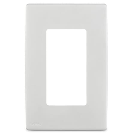 Leviton White 1 gang Plastic Decorator Screwless Wall Plate 1 pk R52 ...