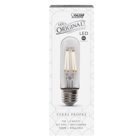 Feit Electric Feit T10 E26 (Medium) LED Bulb Soft White 40 Watt ...