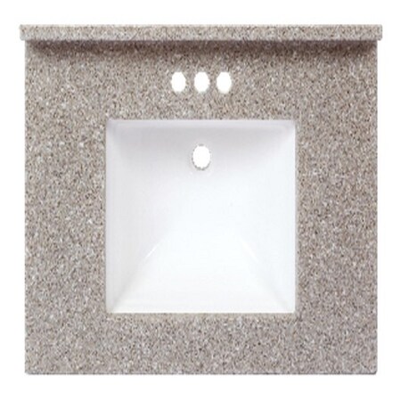 Arstar Arstar Charlotte Cultured Marble Vanity Top 31 in. W X 22 in. D ...