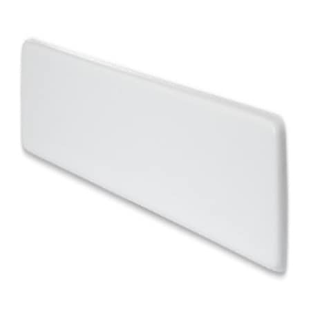 Arstar Arstar Cultured Marble Side Splash 22 in. W X 1 in. D White ...