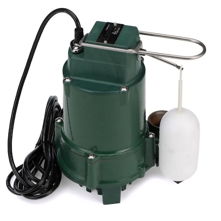 Zoeller Zoeller 1/2 HP 4800 gph Cast Iron Vertical Float Switch AC ...