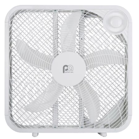 Perfect Aire BOX FAN ELECTRIC WH 20in. H 1PAFBX20 | Zoro
