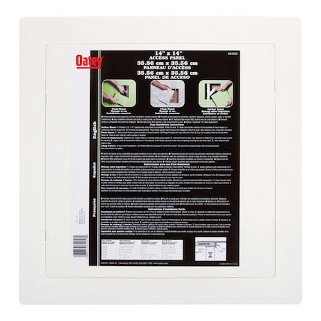 Oatey Oatey Snap-In Access Panel with Frame 34056 | Zoro