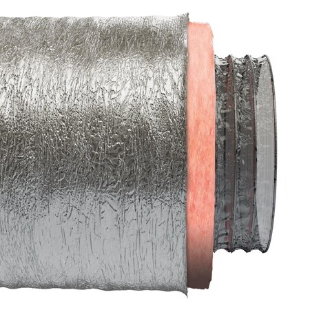 Imperial Imperial R6.0 25 ft. L X 12 in. D Silver Poly Duct MEA-1225-6 ...