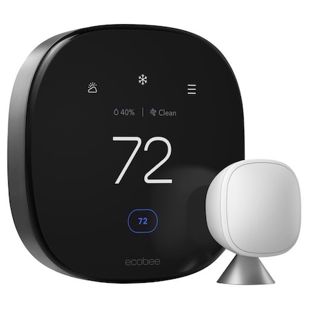 Ecobee Pro Premium Built In WiFi Heating and Cooling Touch Screen Smart ...