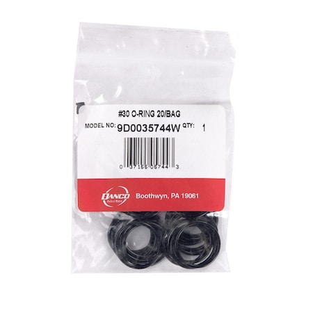 Danco Danco 7/8 in. D X 3/4 in. D Rubber O-Ring 20 pk 35744W | Zoro
