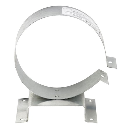 Selkirk 5 in. Aluminum/Galvanized Steel Stove Pipe Wall Support Kit ...