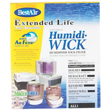 Bestair HUMIDIFIER WICK 1PK ALL-1-PDQ-5 | Zoro