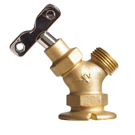 B & K Homewerks 1/2 in. FIP X 3/4 in. MHT Brass Sillcock Valve 108 ...
