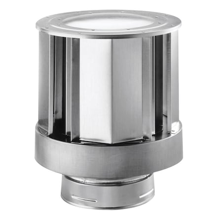 Simpson Duravent DuraVent DirectVent 4 in. D Aluminum Termination Cap ...