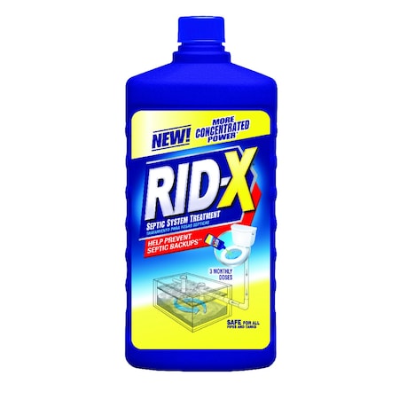 Rid-X Liquid Septic System Treatment and Cleaner 24 oz 1920089447 | Zoro